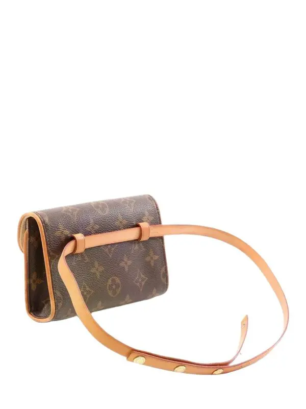 LOUIS VUITTON 2001 Pochette Florentine Belt Bag - Brown