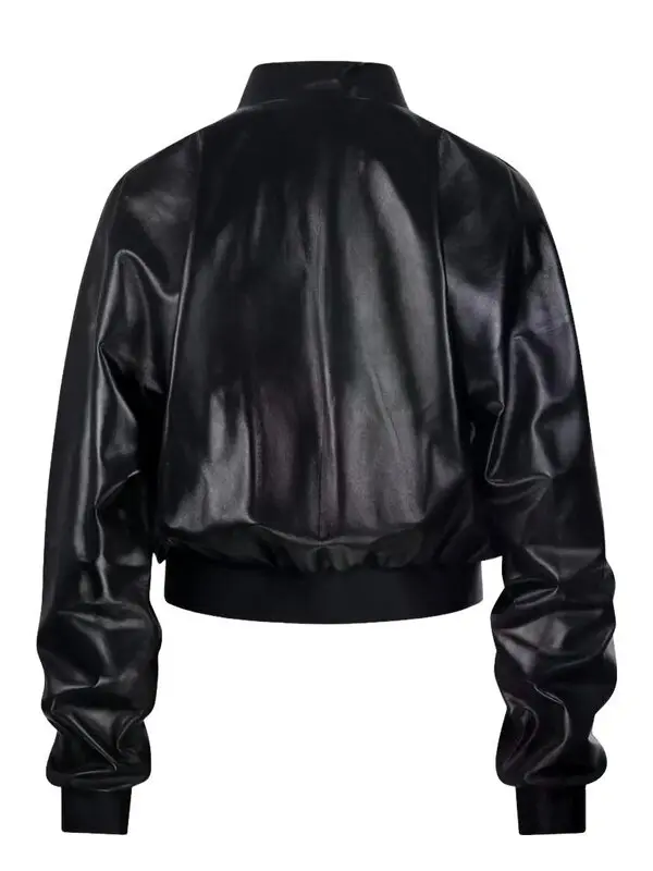 Gucci Zip-up Leather Jacket - Black