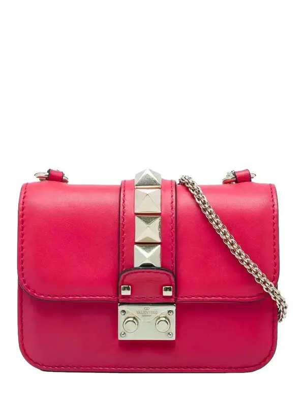 Valentino Garavani Rockstud Glam Lock Crossbody Bag - Pink
