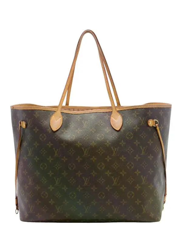 LOUIS VUITTON 2008 Monogram Neverfull Gm Tote Bag - Brown