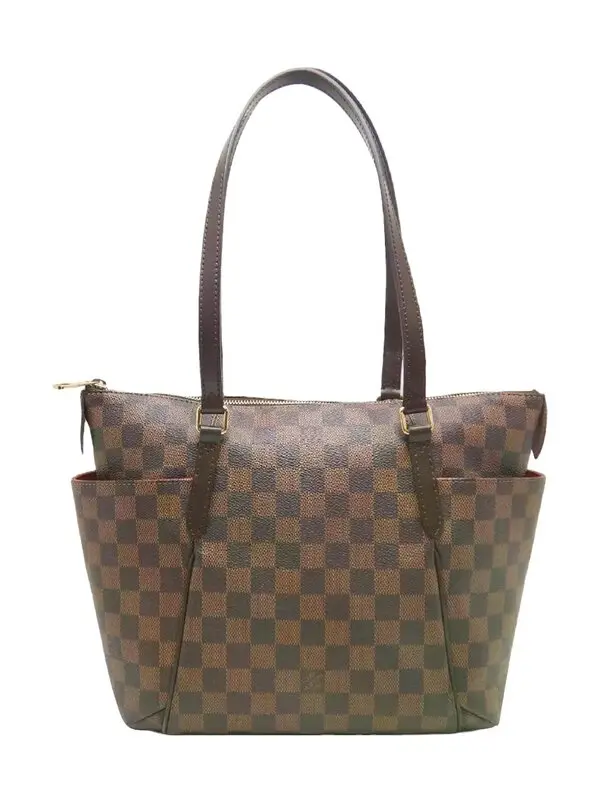 LOUIS VUITTON Damier Ebene Totally Pm Tote Bag - Brown