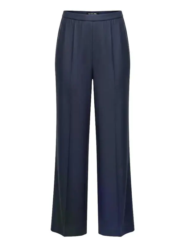 Black Label Wide Leg Trousers - Blue
