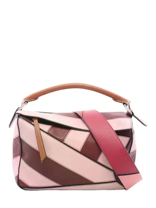 Loewe 2010s Small Puzzle Shoulder Bag - Pink