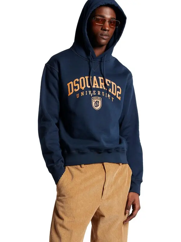 Dsquared2 University Cool Hoodie - Blue