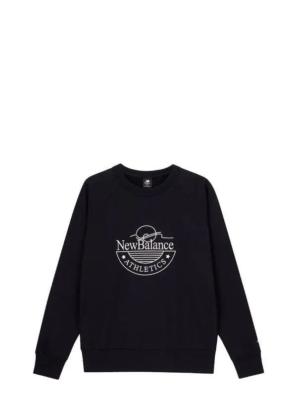 NEW BALANCE Athletics Graphic Sweat Crew - Black