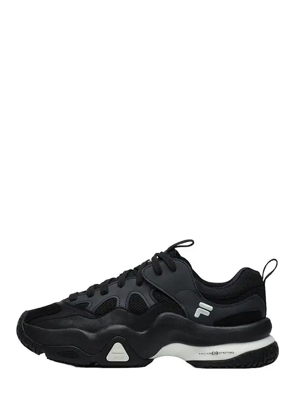 FILA FUSION Scud Shoes - Black/white