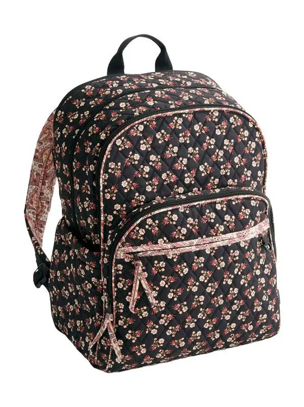 VERA BRADLEY Large Bancroft Backpack In Melissa Ditsy - Red