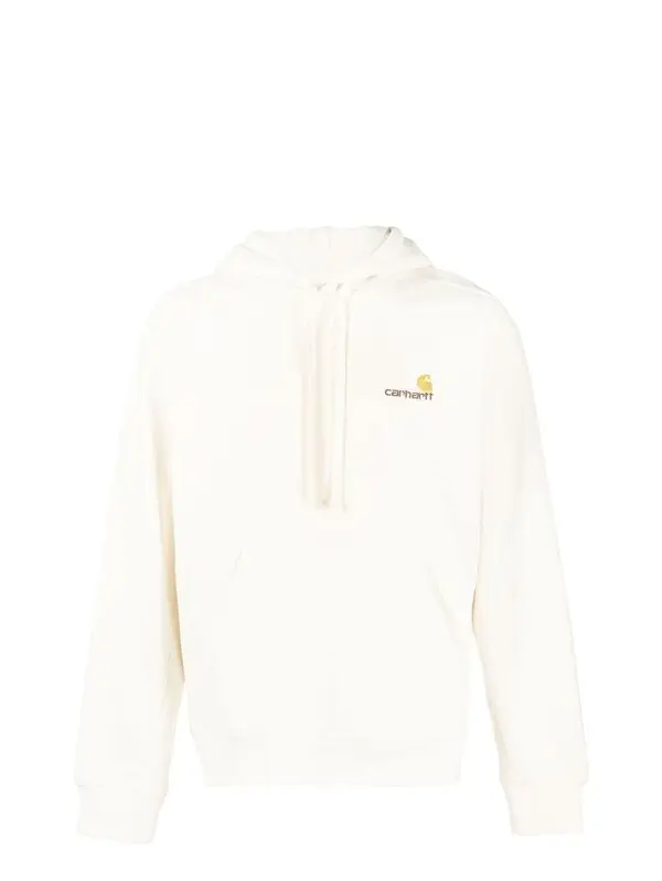 Carhartt Work In Progress Hoodie With Logo - Beige