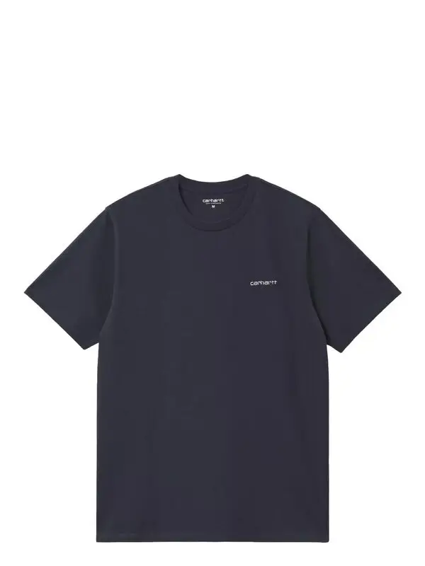 Carhartt Work In Progress Logo Cotton T-shirt - Blue