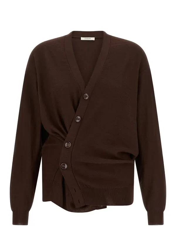 LEMAIRE Relaxed Twisted Cardigan - Multicolor