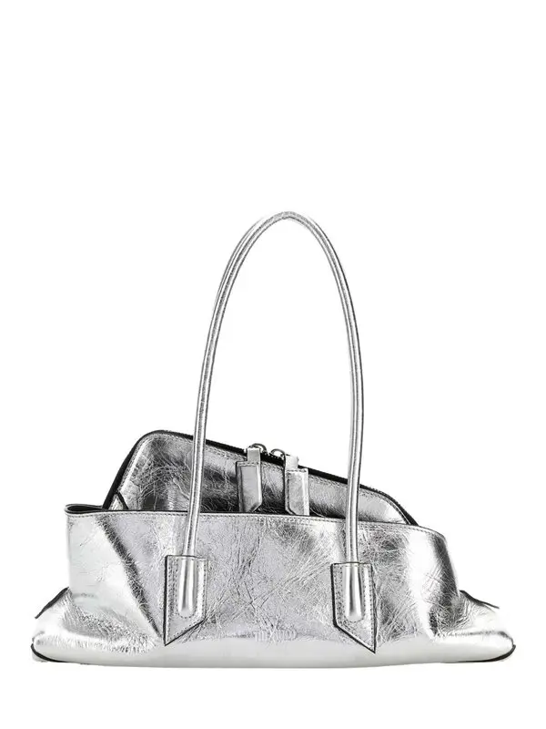 Attico La Passeggiata Leather Handbag - Silver