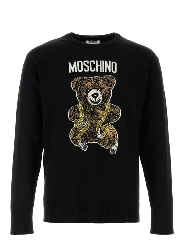 Moschino Wool Sweater - Black