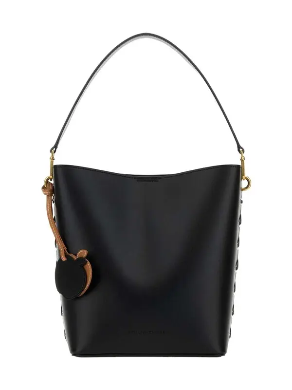 Stella McCartney Alter Mat Frayme Bucket Bag - Black