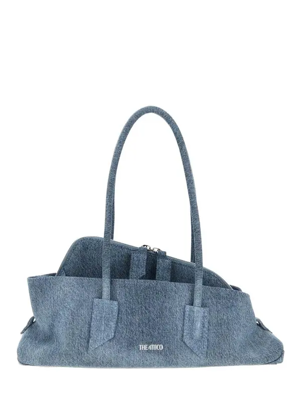 Attico Small La Passeggiata Shoulder Bag - Blue