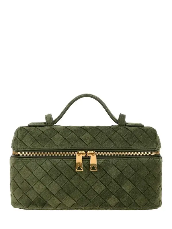Bottega Veneta Suede Handbag - Green