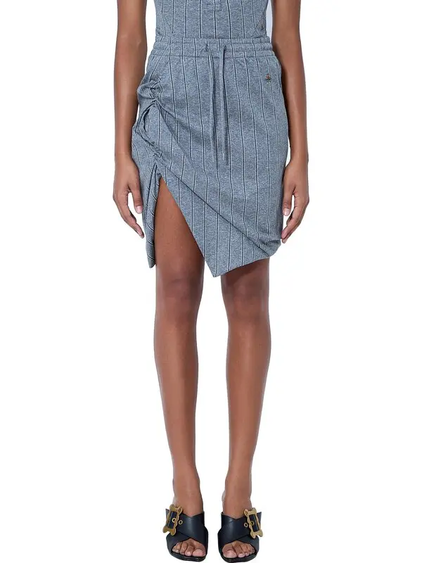 VIVIENNE WESTWOOD Mini Side Panther Skirt - Gray