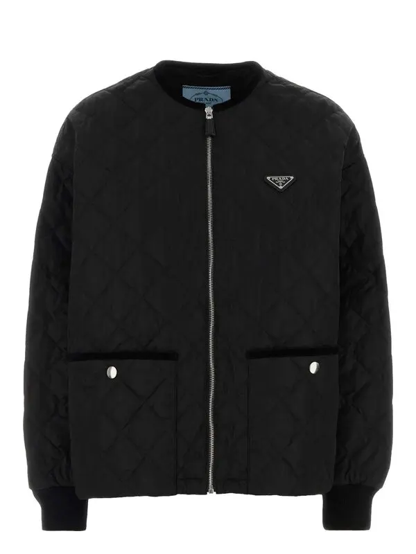 Prada Quilted Polyester Jacket - Black