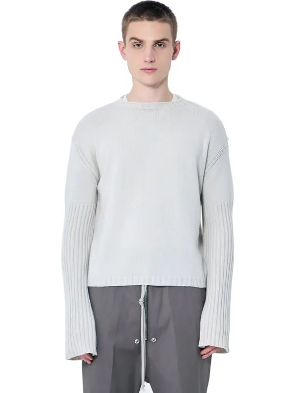 Rick Owens Digne Cashmere Crewneck Sweater - Cream
