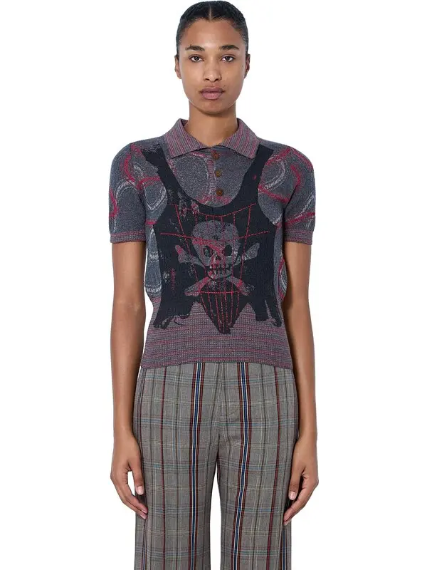 VIVIENNE WESTWOOD Cutlass Polo Shirt - Purple