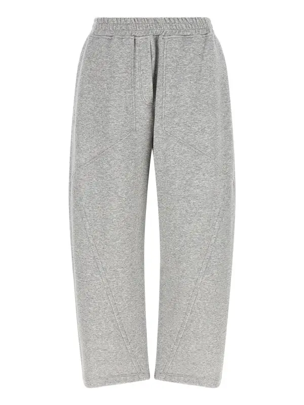 Brunello Cucinelli Cotton And Cashmere Joggers - Gray