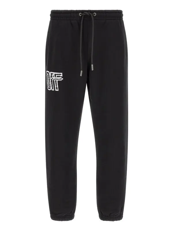 Off-White Motion Arrow Cuffed' Joggers - Black