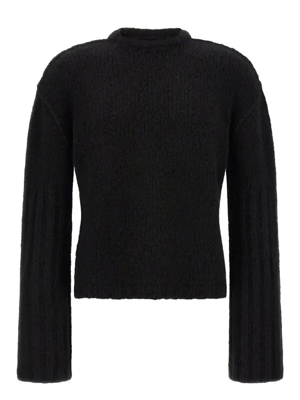 Rick Owens Silk And Cashmere Sweater - Black