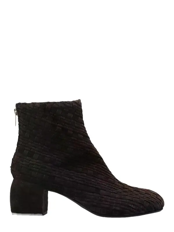 Agl Woven Ankle Boots - Brown