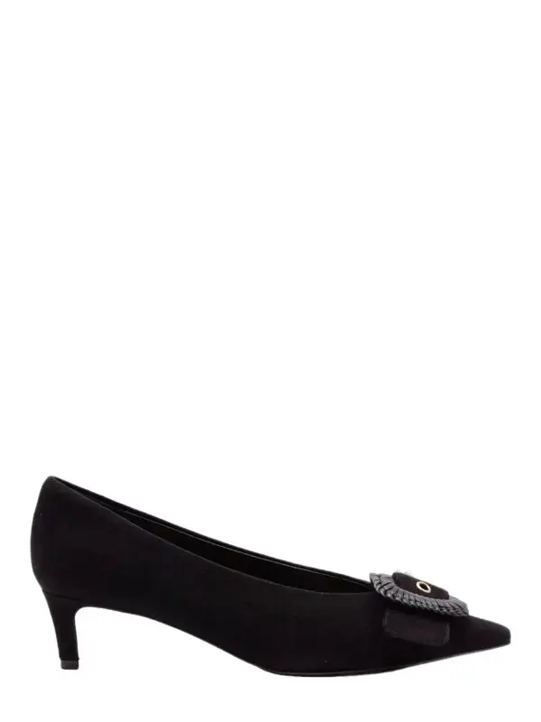 Roberto Festa Mirella Braided-detail Pointed-toe Pumps - Black
