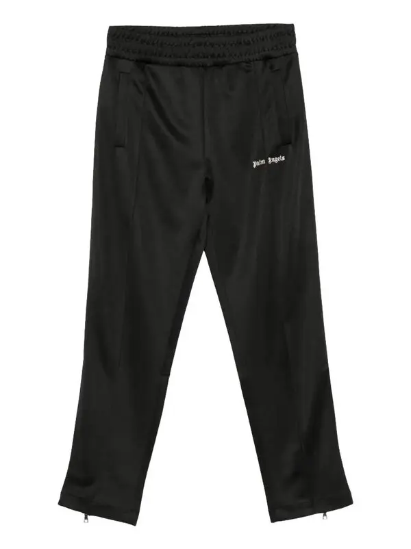 Palm Angels Logo-embroidered Track Pants - Black