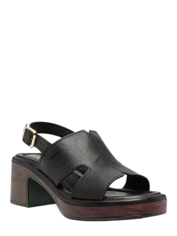 SERGIO MORETTI FIRENZE Platform Sandals - Black