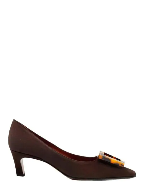 FESTA MILANO Tortoiseshell-effect Tapered Pumps - Brown