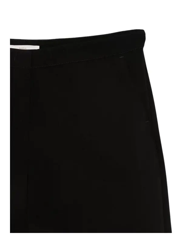 Marina Rinaldi Mrnaceri Pressed-crease Wide-leg Shorts - Black
