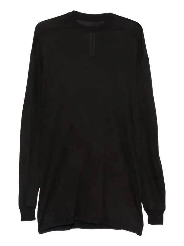 Rick Owens Long Sleeve Crewneck Sweater - Grey