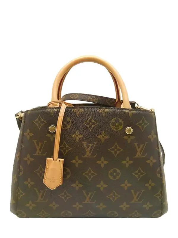 LOUIS VUITTON Montaigne Bb Satchel In Monogram Canvas - Brown