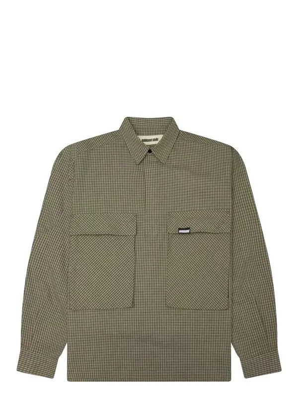METALWOOD STUDIO Plaid Tactical Shirt - Green