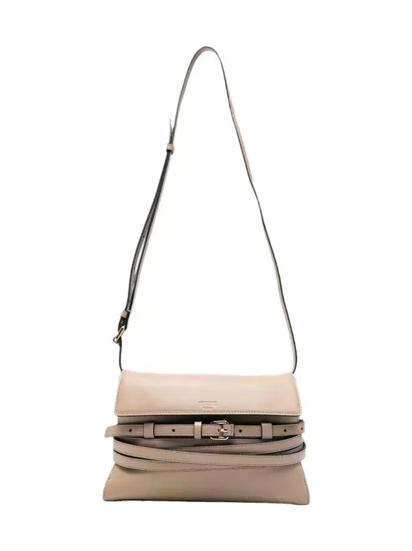 Moschino Tie Me Belt Detail Shoulder Bag - Neutrals