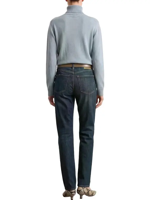 SEMPER Roll-neck Cashmere Sweater - Blue