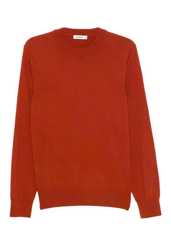 Sandro Cashmere Sweater - Orange