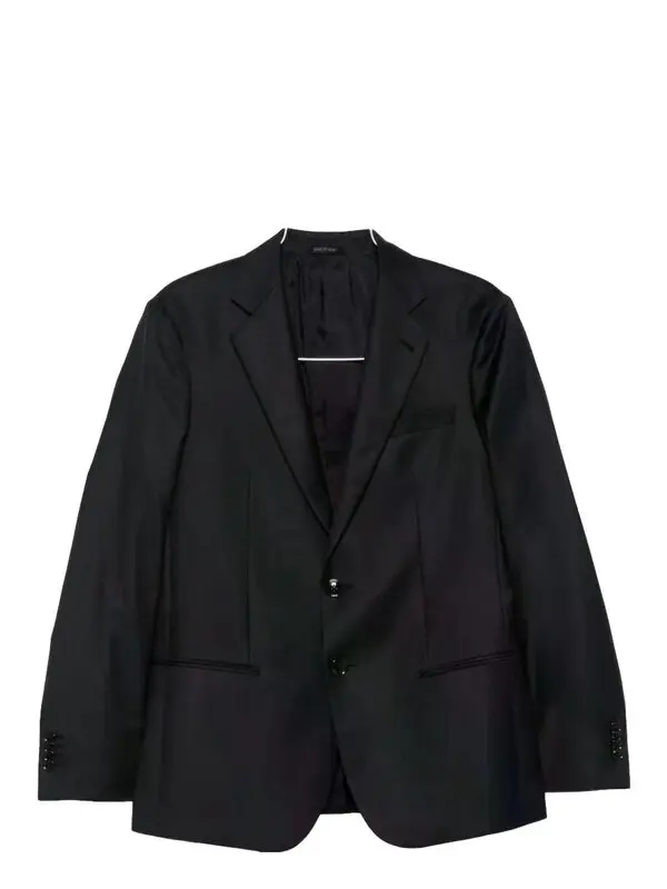 Giorgio Armani Single-breasted Buttoned Suit - Blue