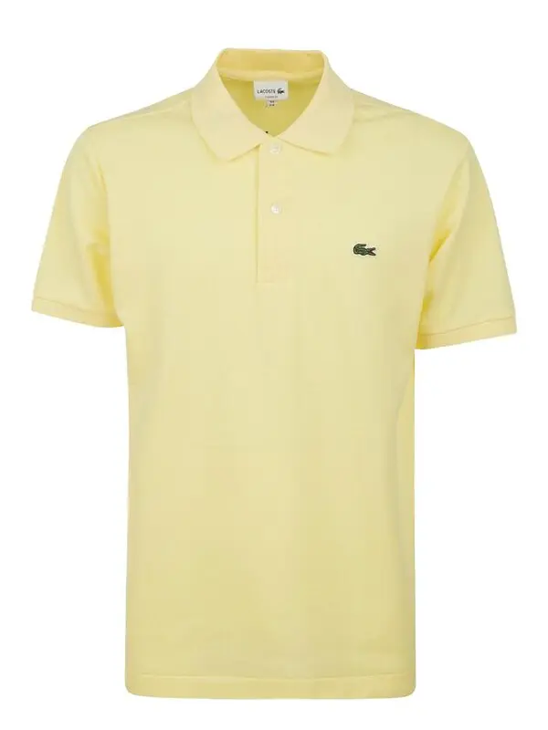 Lacoste Logo-patch Polo Shirt - Yellow
