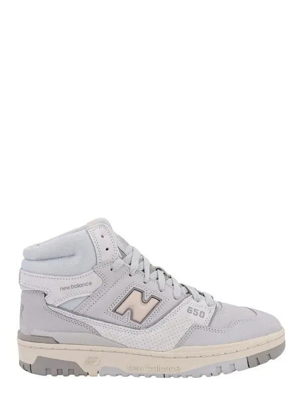NEW BALANCE 650 High-top Lace-up Sneakers - Gray
