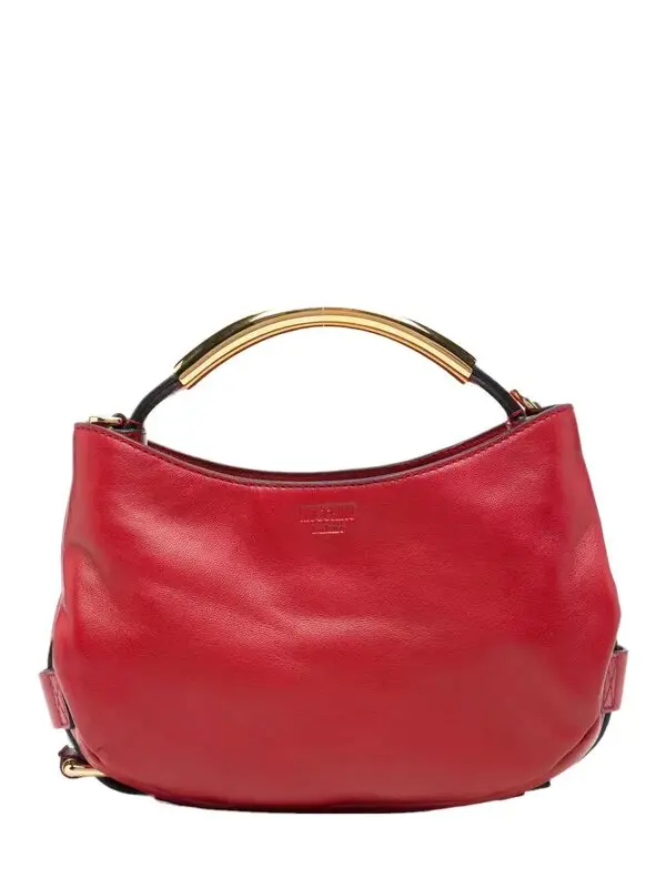 Moschino Metal Handle Tote Bag - Red