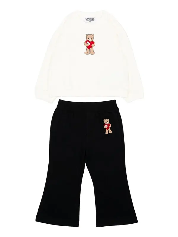 Moschino Teddy Bear Motif Tracksuit - Black