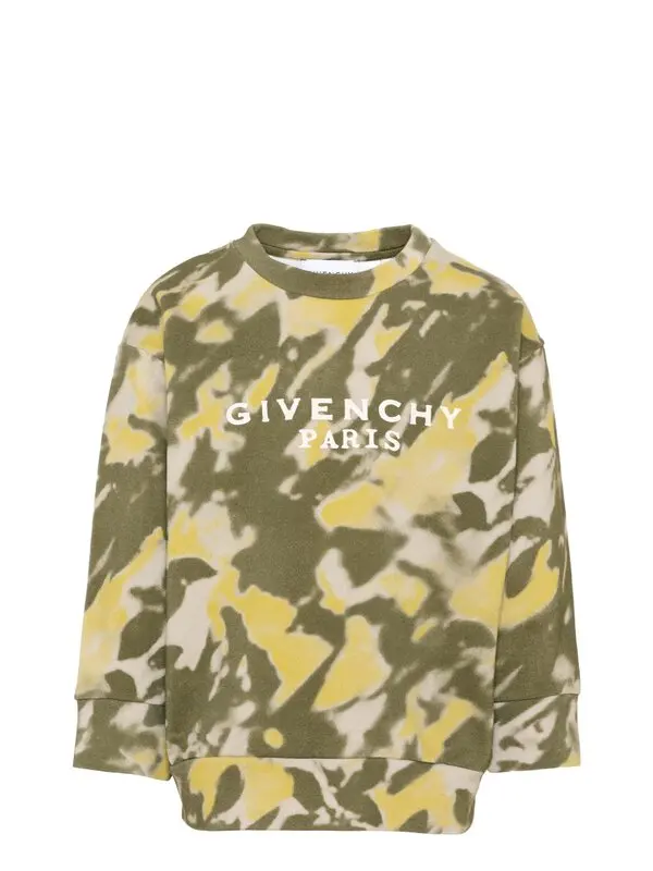 Givenchy Tie-dye Logo Sweatshirt - Green