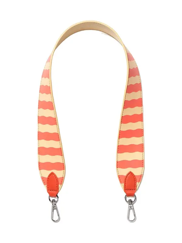 NAOA Shoulder Strap With Silver-tone Hardware - Orange