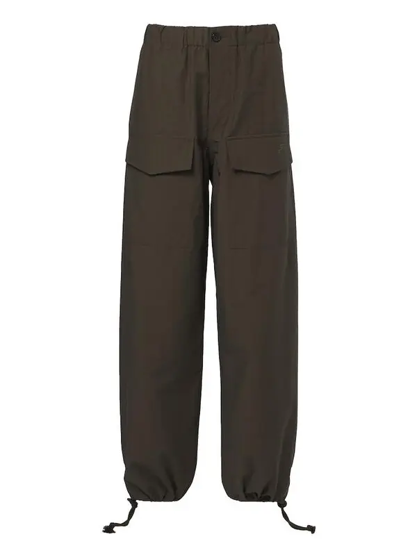 JW Anderson Cotton-blend Wide-leg Pants - Green