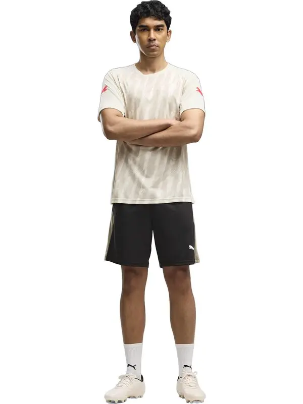 PUMA Individualfinal Graphic Print Soccer Shorts - Beige