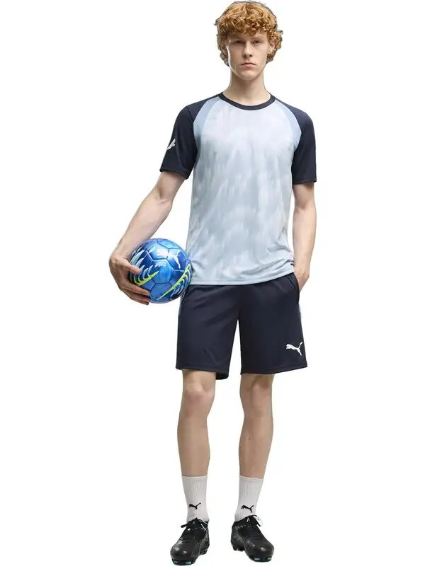 PUMA Individualfinal Graphic Print Soccer Shorts - Blue