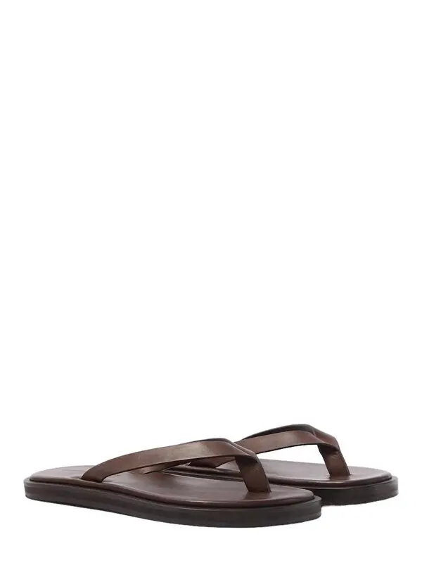 Studio Nicholson Leather Thong Sandals - Brown