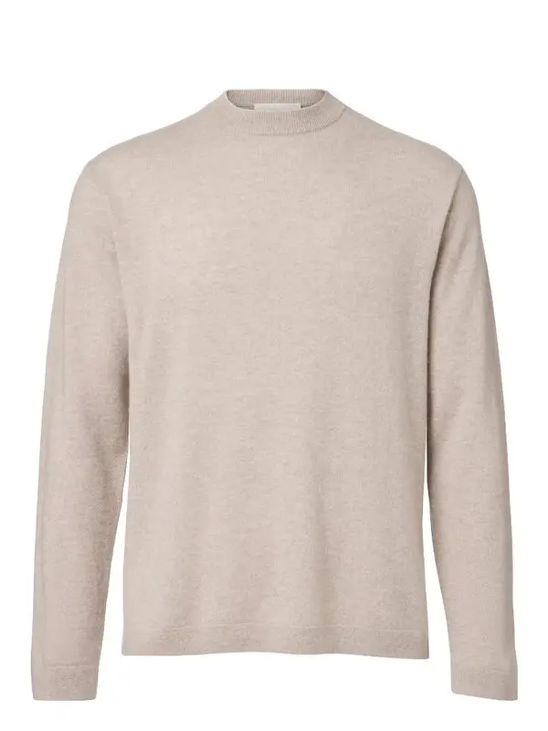 LISA YANG Mason Cashmere Crewneck Sweater - Beige
